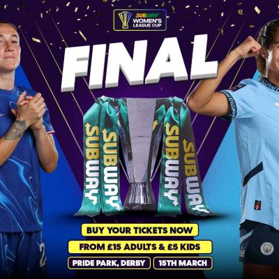 EVENT: Pride Park Stadium To Stage Subway Women’s League Cup Final On ...
