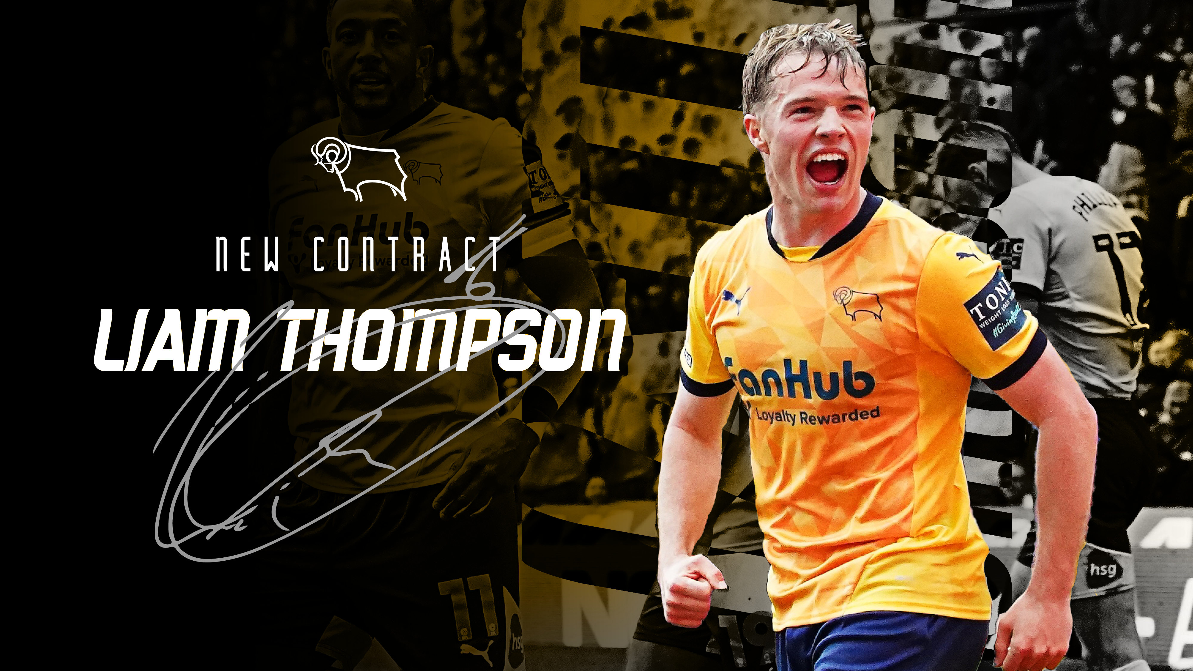 NEW CONTRACT: Liam Thompson signs new Derby County deal - Blog - Derby ...