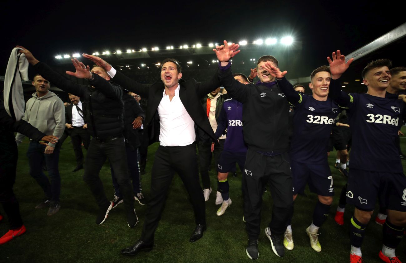 Snapshot In Time: Lampard Celebrates Leading Derby To Wembley A Year ...