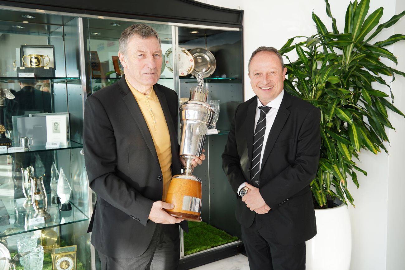Todd Makes Great Gesture By Handing Over PFA Award To Go On Display ...
