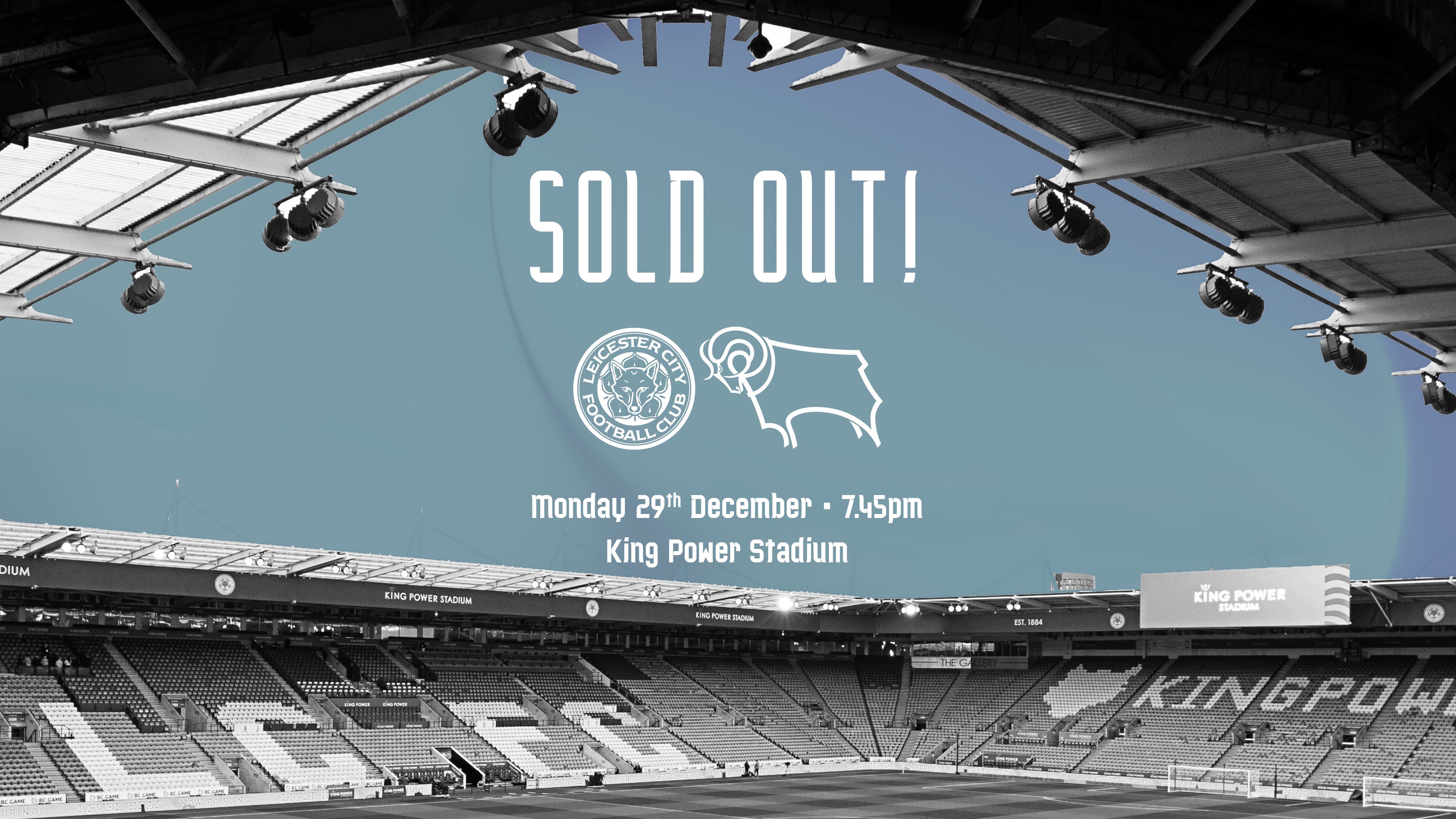 TICKETS: Leicester City Away Tickets Sold Out - Blog - Derby County