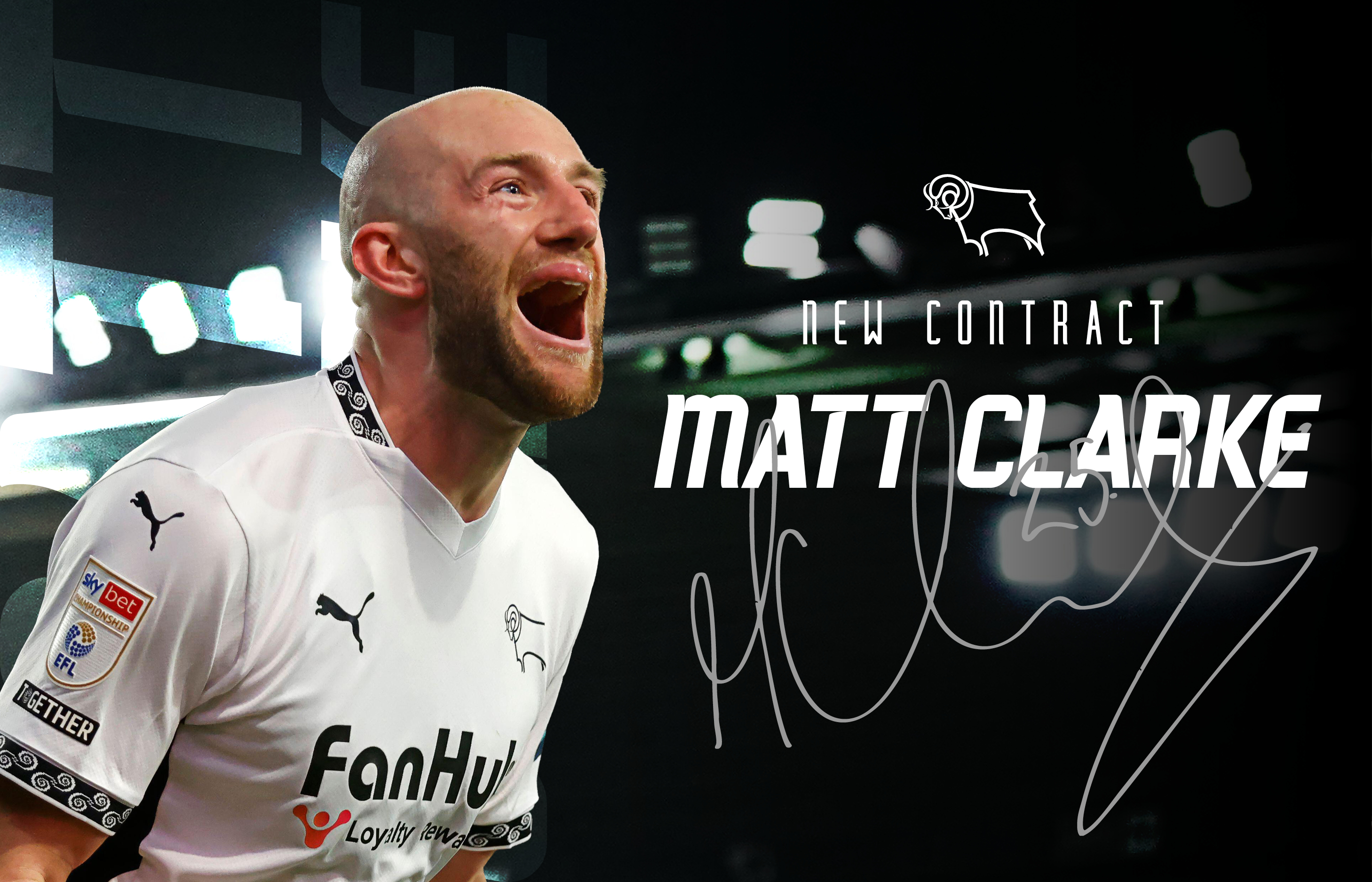 NEW CONTRACT: Defender Clarke extends Derby County stay - Blog - Derby ...
