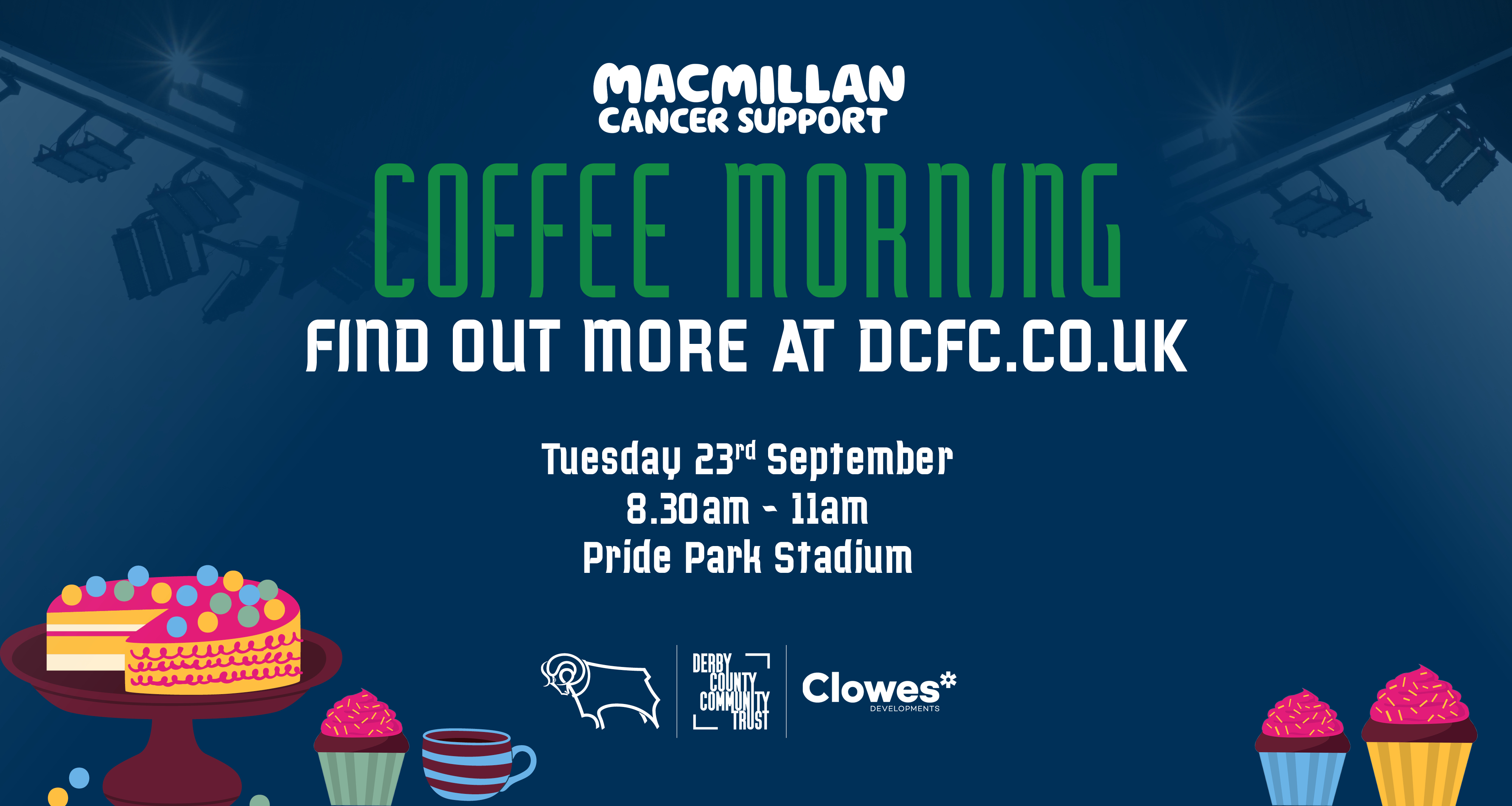 CLUB EVENT: Derby County to host Macmillan Coffee Morning - Blog ...