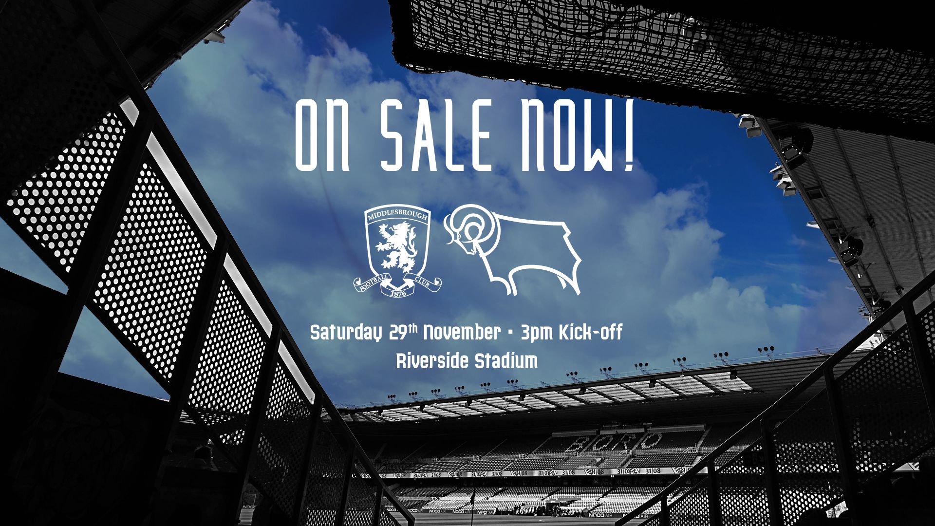 TICKET NEWS: Middlesbrough (A) - Blog - Derby County
