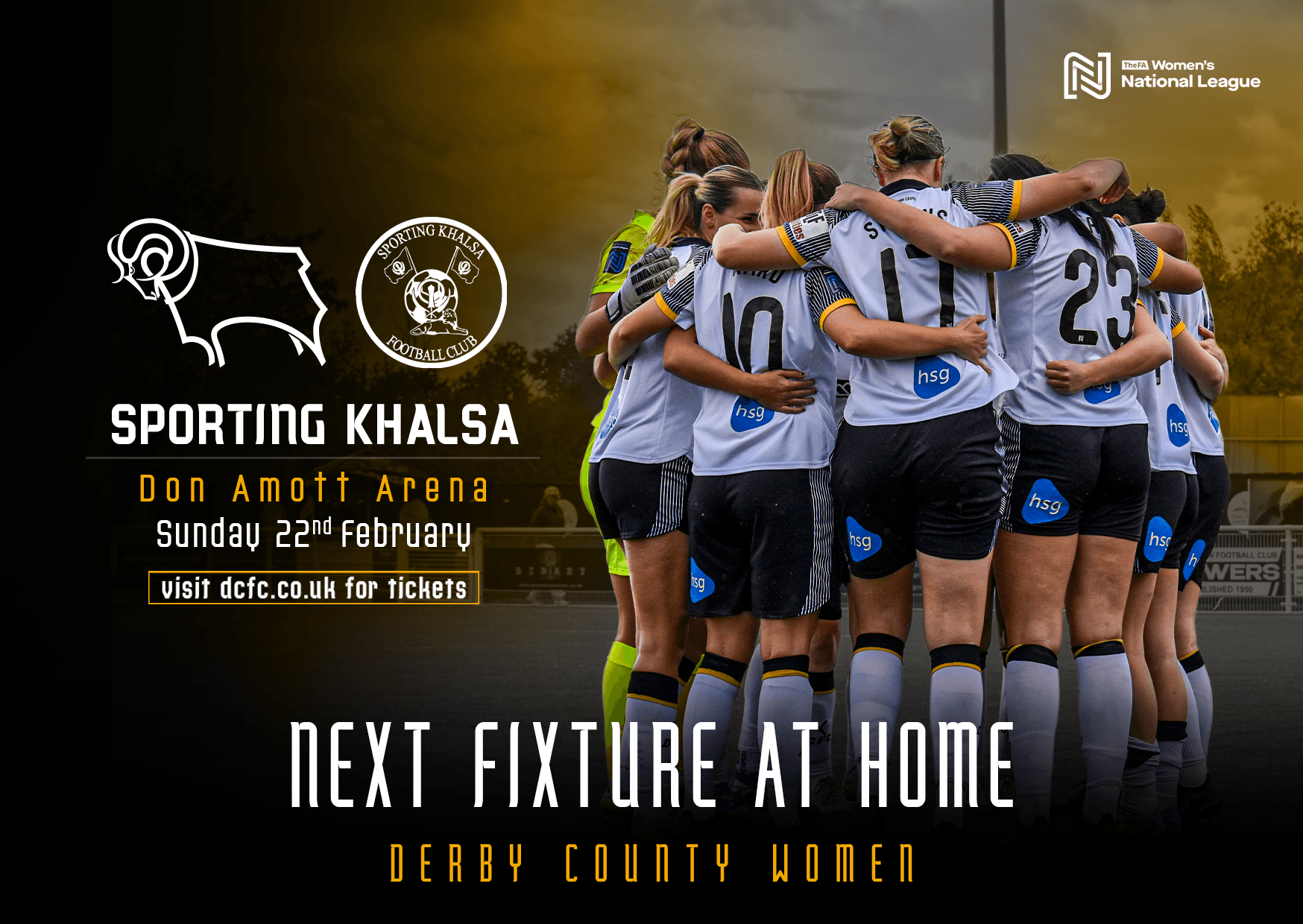 WOMEN'S PREVIEW: Sporting Khalsa (H) - Blog - Derby County