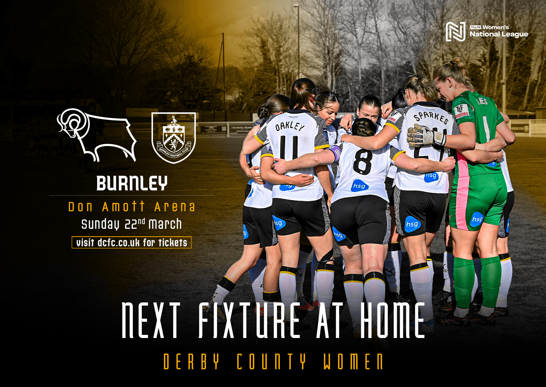 WOMEN'S PREVIEW: Burnley Women (H) - Blog - Derby County